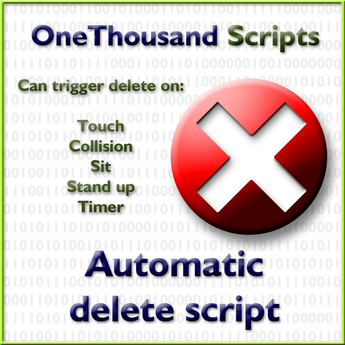 Second Life Marketplace - FULL PERMS Automatic delete script
